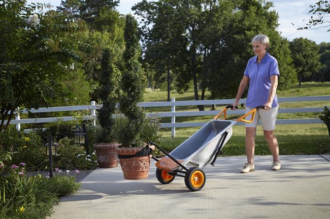 Multifunctionele kruiwagen voor de werkzaamheden in de tuin Worx WG050 ...