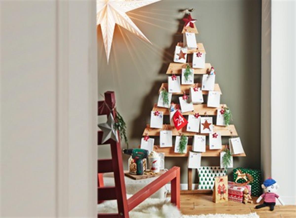 Adventskalender in de vorm van een kerstboom - rotopino.nl