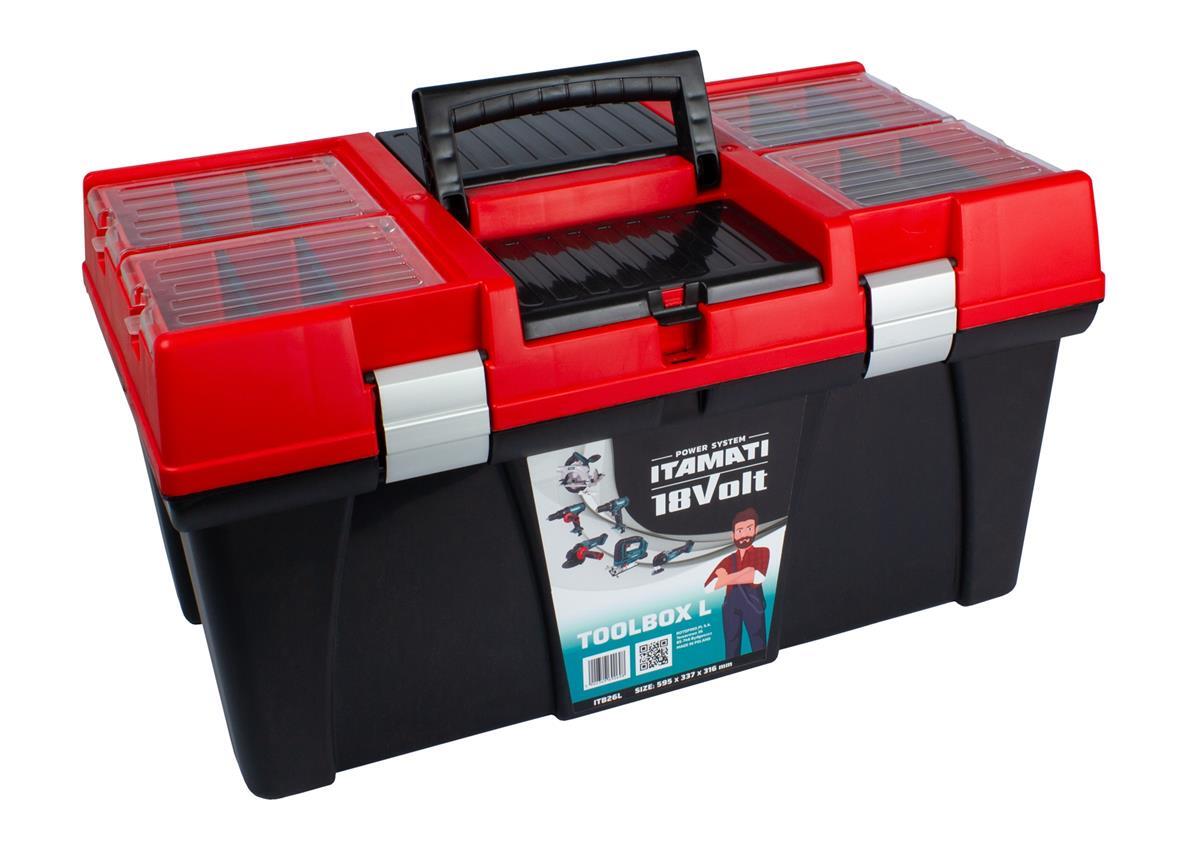 Nieuwe gereedschapskist Toolbox L Itamati ITB26L | rotopino.nl