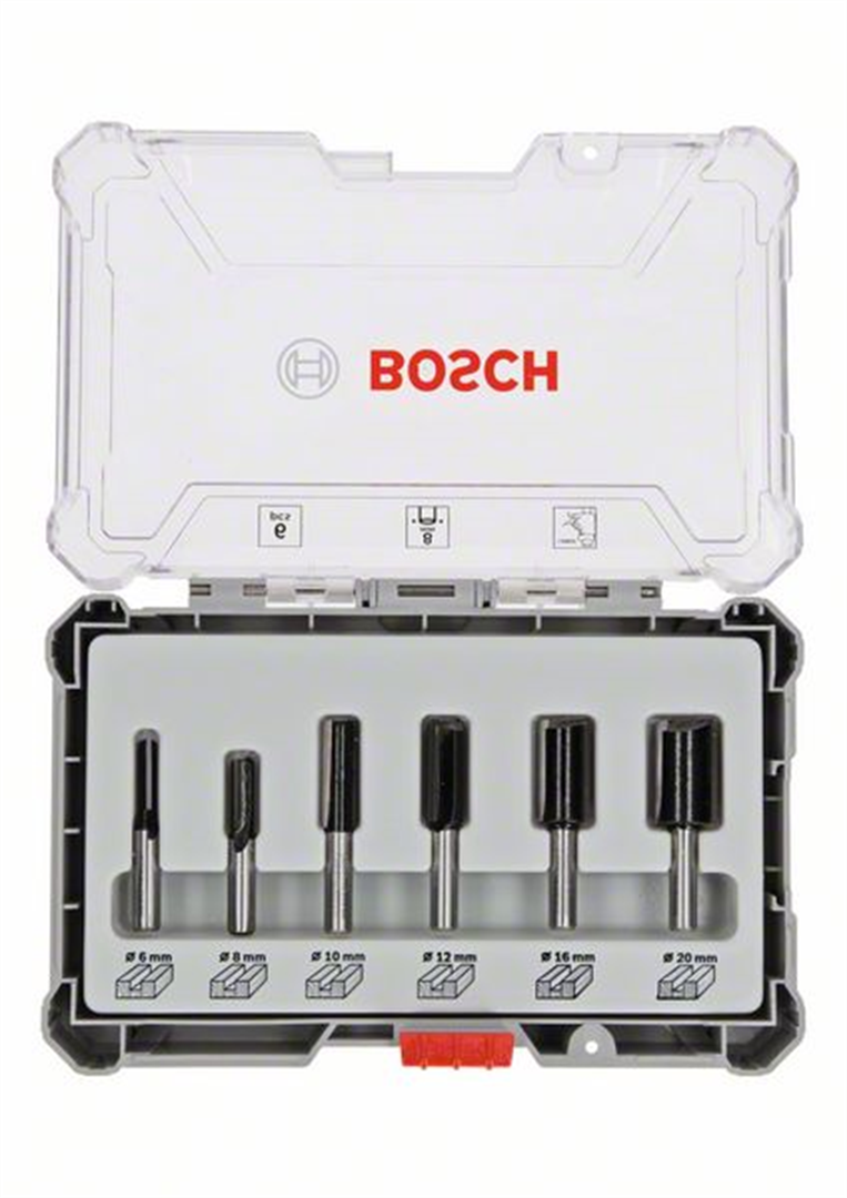 Frezenset 8mm 6-delig Bosch 2607017466 | rotopino.nl