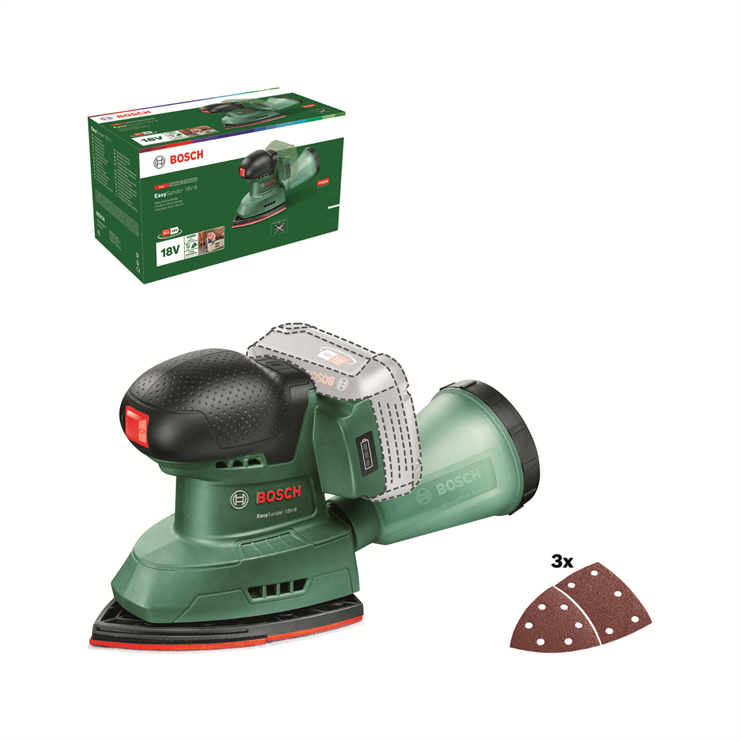 Delta Schuurmachine Bosch EasySander 18V-8 | rotopino.nl