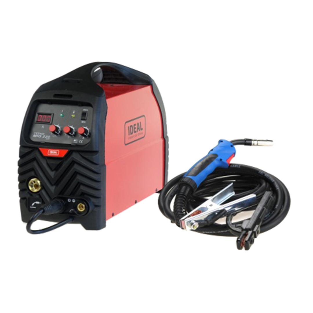 Inverter halfautomatisch lasapparaat Ideal TECNO MIG 220 MMA DIGITAL ...