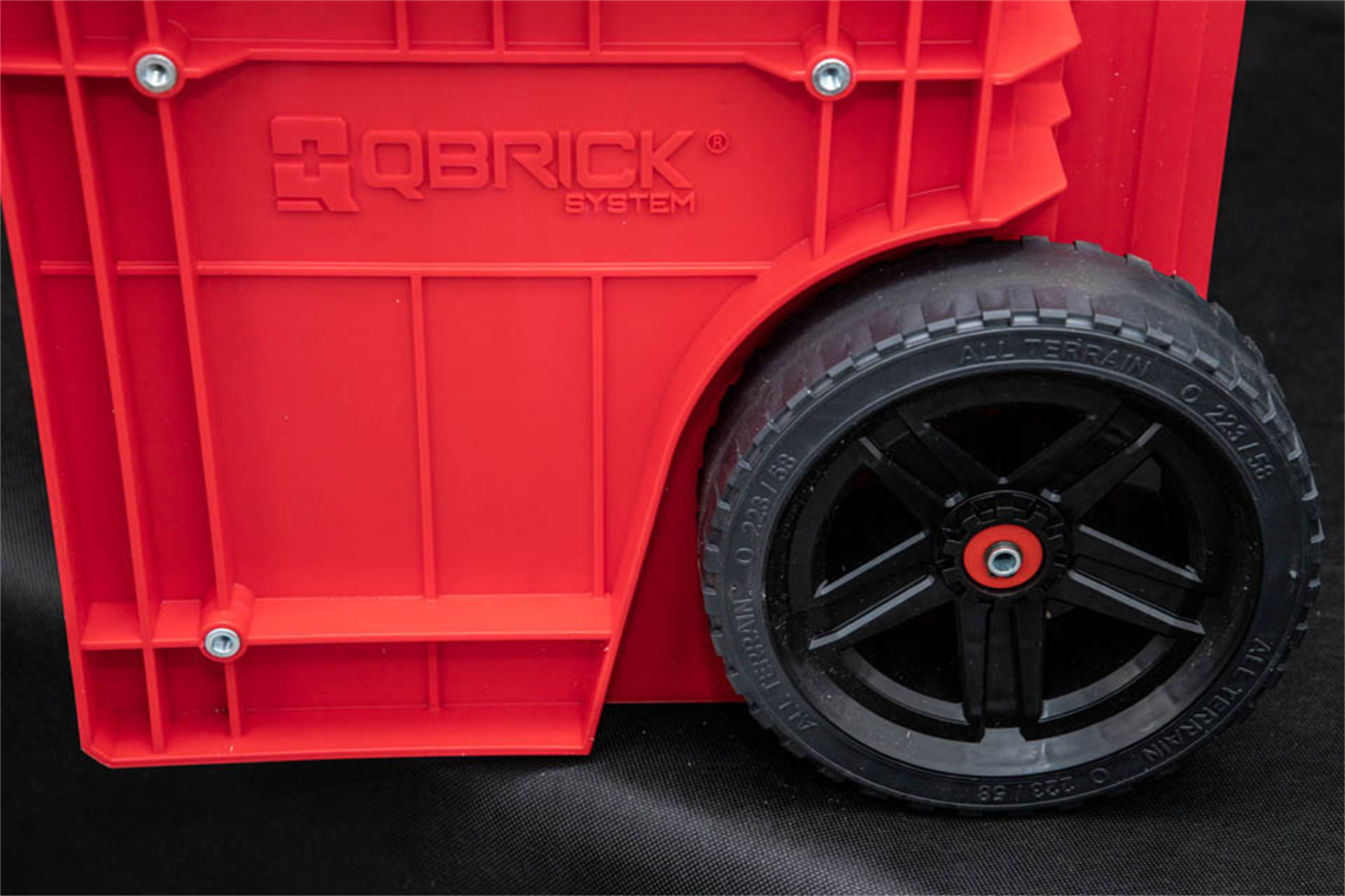 Gereedschapskist met wielen Qbrick System ONE 2.0 CART RED Ultra HD ...